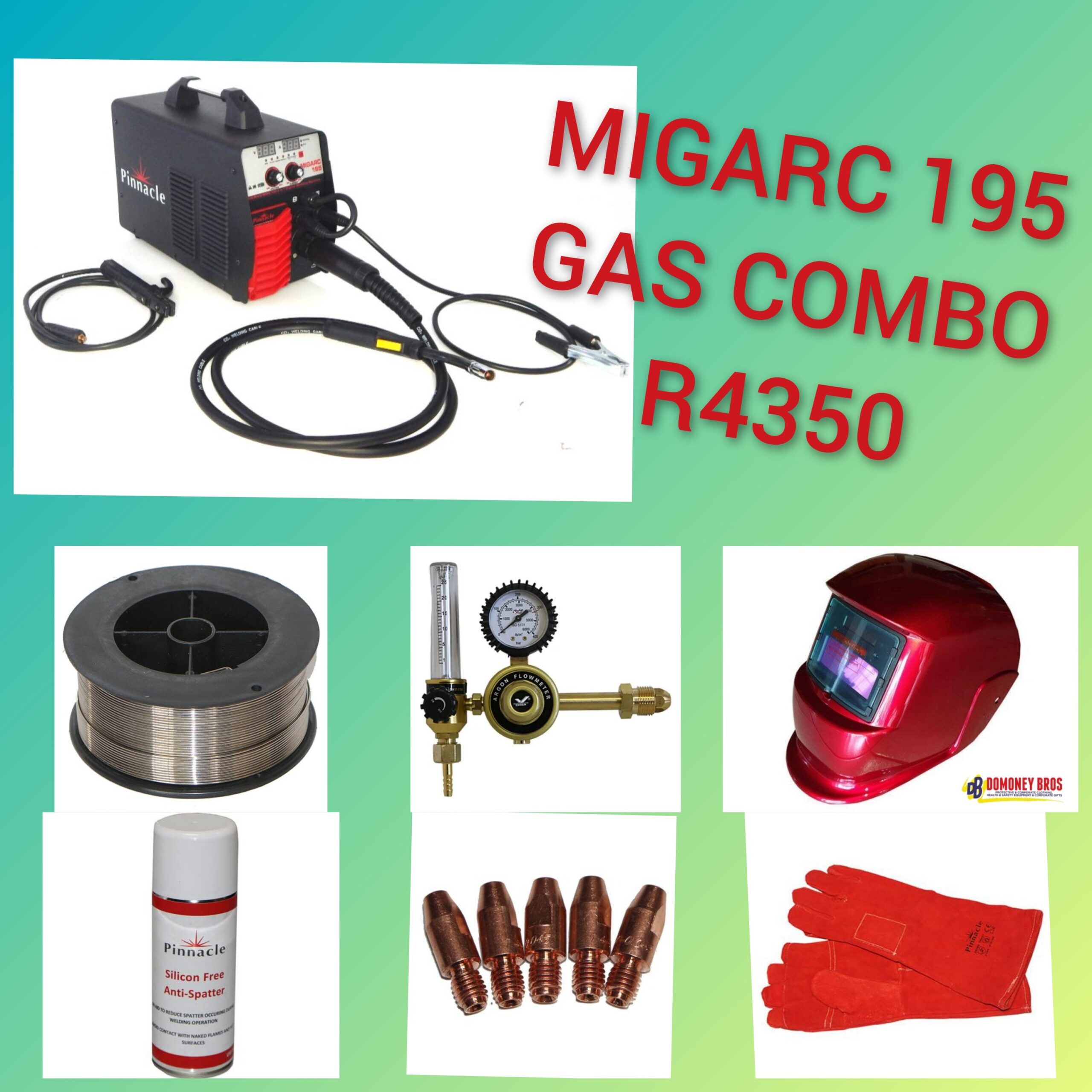 PINNACLE MIGARC 195 GAS COMBO KIT – Vox Bargain Trading